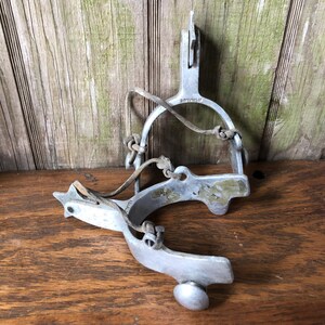 Antique Renalde Aluminum Spurs Rustic Primitive Ranch Decor - Etsy