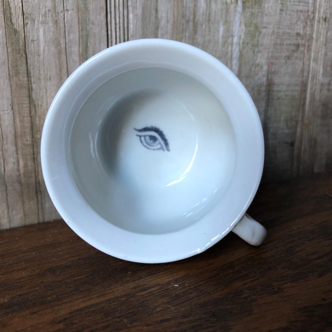 Antique Porcelain Cup With Eyeball Made in Germany Goo Goo Eye - Etsy