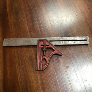 Vintage Stanley Defiance 12" Combination Try & Miter Square - Etsy