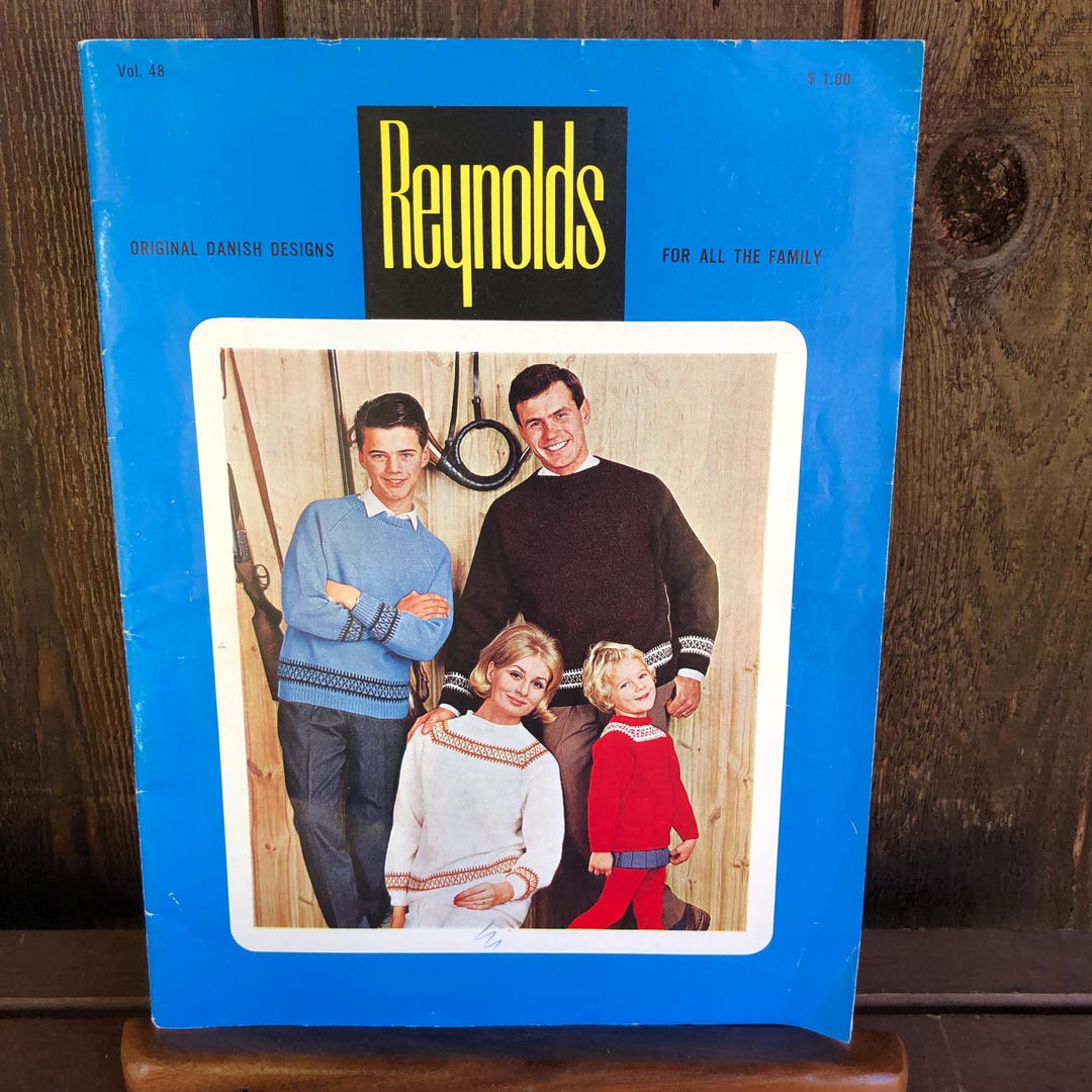 Original Danish Designs Knitting Pattern Booklet by Reynolds - Etsy