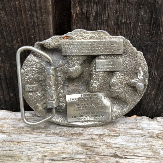 Bergamot Siskiyou Belt Buckle - Tri Color Brass with … - Gem