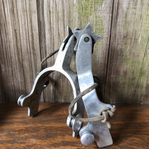 Antique Renalde Aluminum Spurs Rustic Primitive Ranch Decor - Etsy