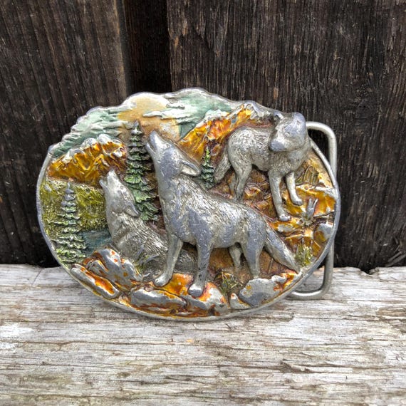 Bergamot Siskiyou Belt Buckle - Tri Color Brass with … - Gem