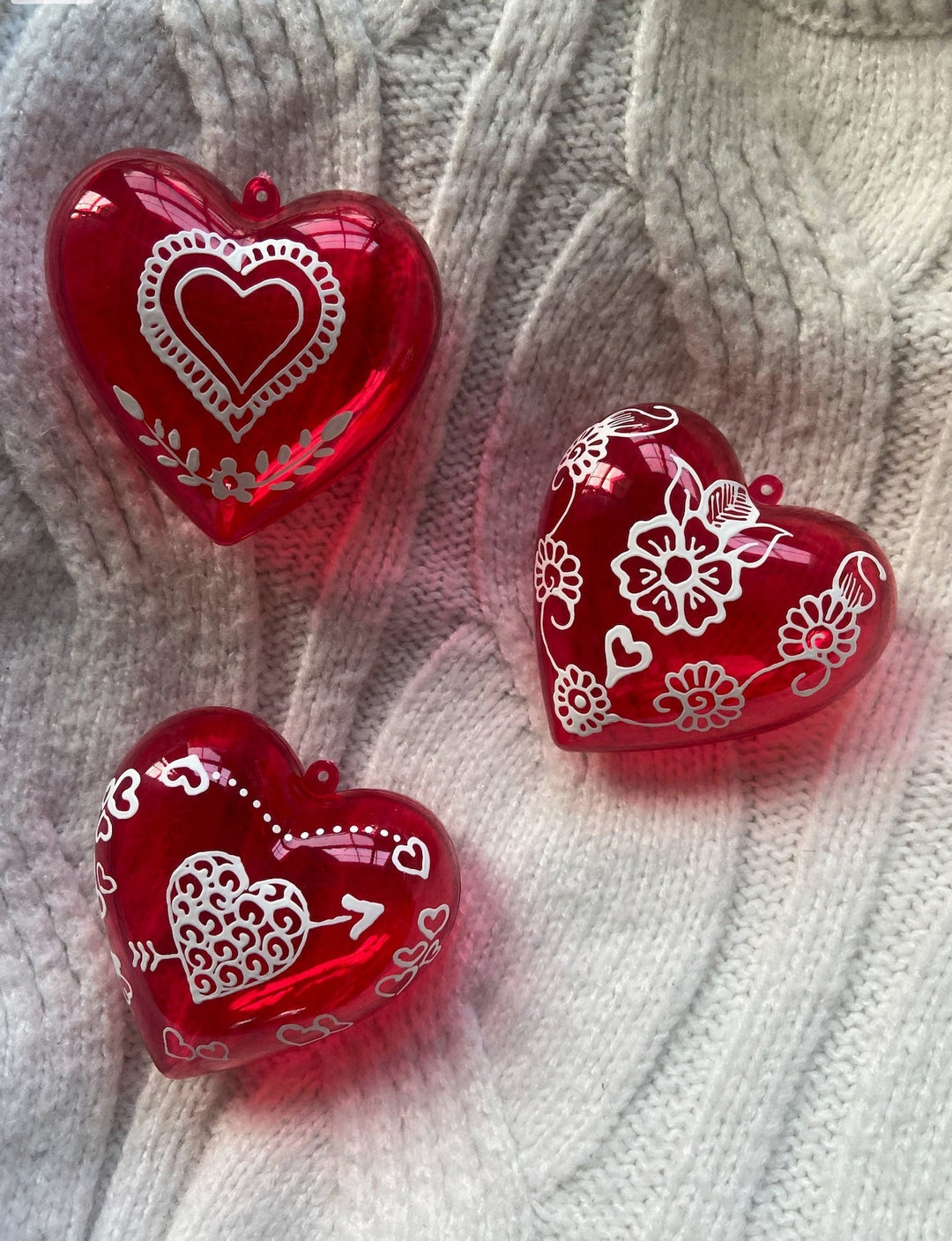Plastic Henna Heart Containers - Etsy