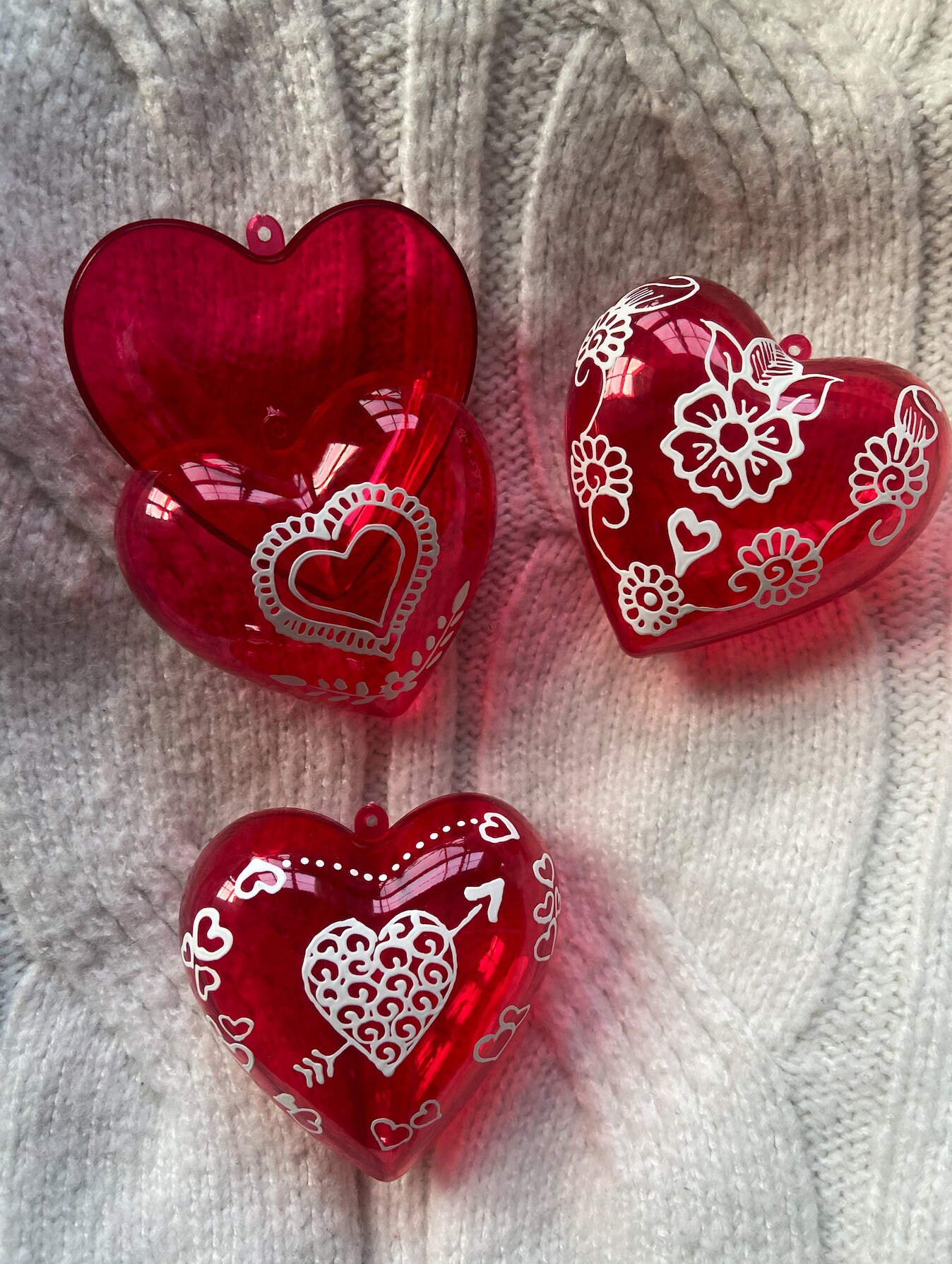 Plastic Henna Heart Containers - Etsy