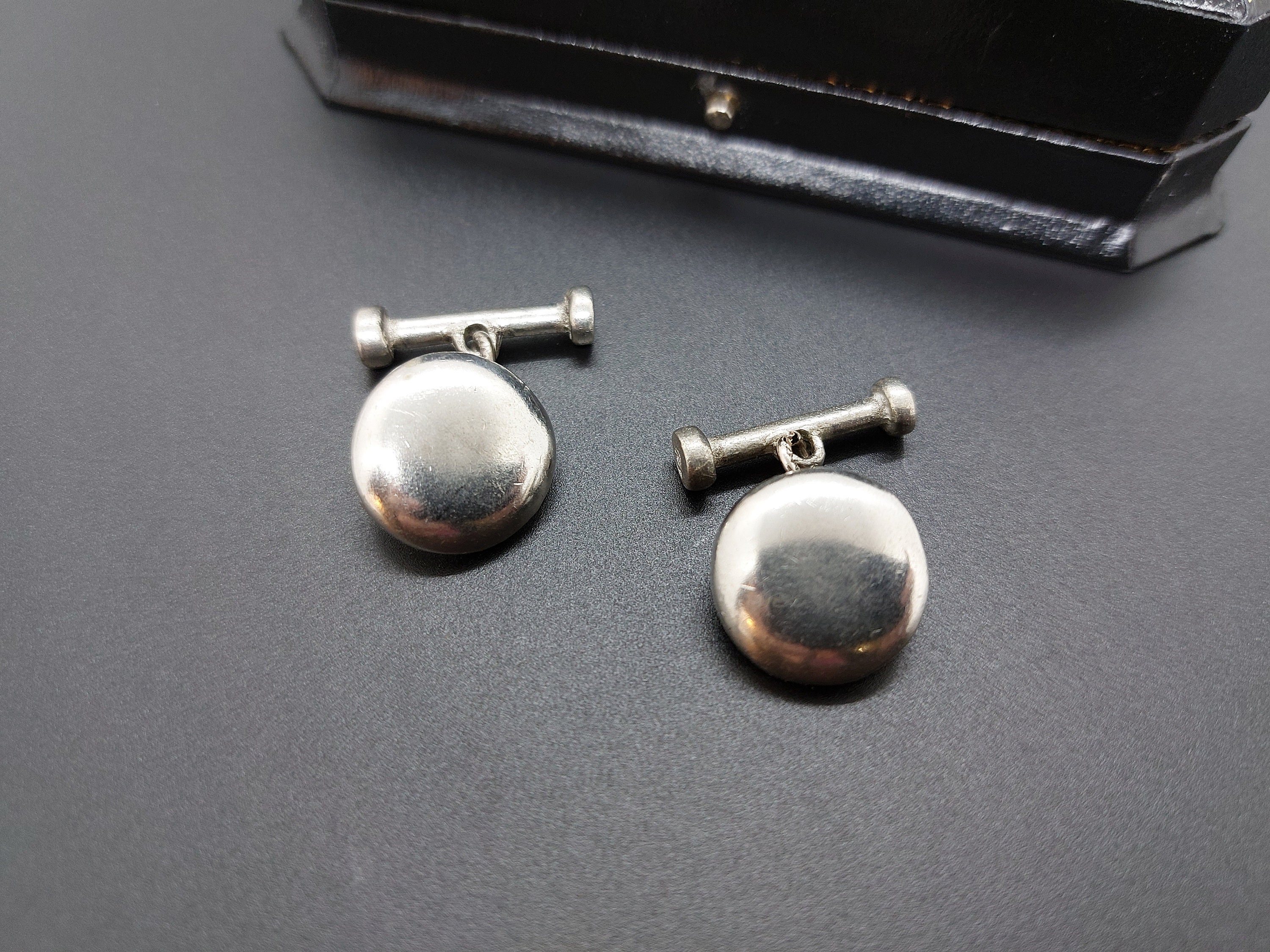 Vintage Simon Carter Pewter Cufflinks Handmade in Case - Etsy