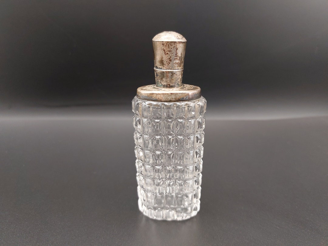 Dutch Perfume Bottle, Cut Crystal and Silver, Early 20th Century ...