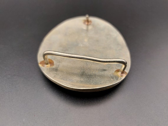 Large Mexican Alpaca belt buckle, horse motif with ab… - Gem