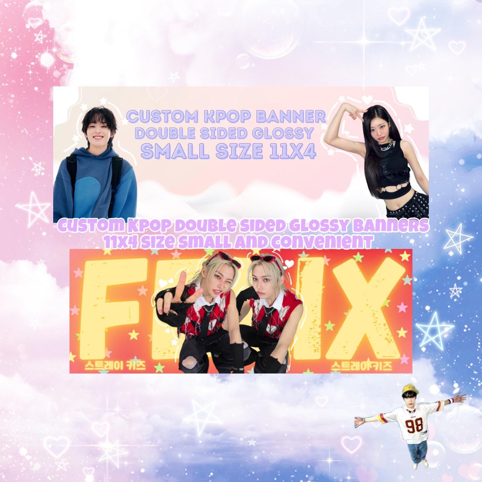 Custom K-pop Concert Banners Double Sided GLOSSY - Etsy