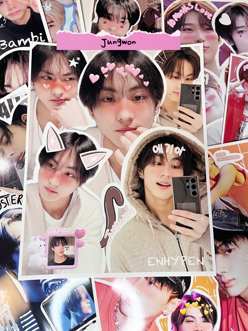 Enhypen Collage Photo Prints / 8.5x11 Posters / Perfect Gift - Etsy