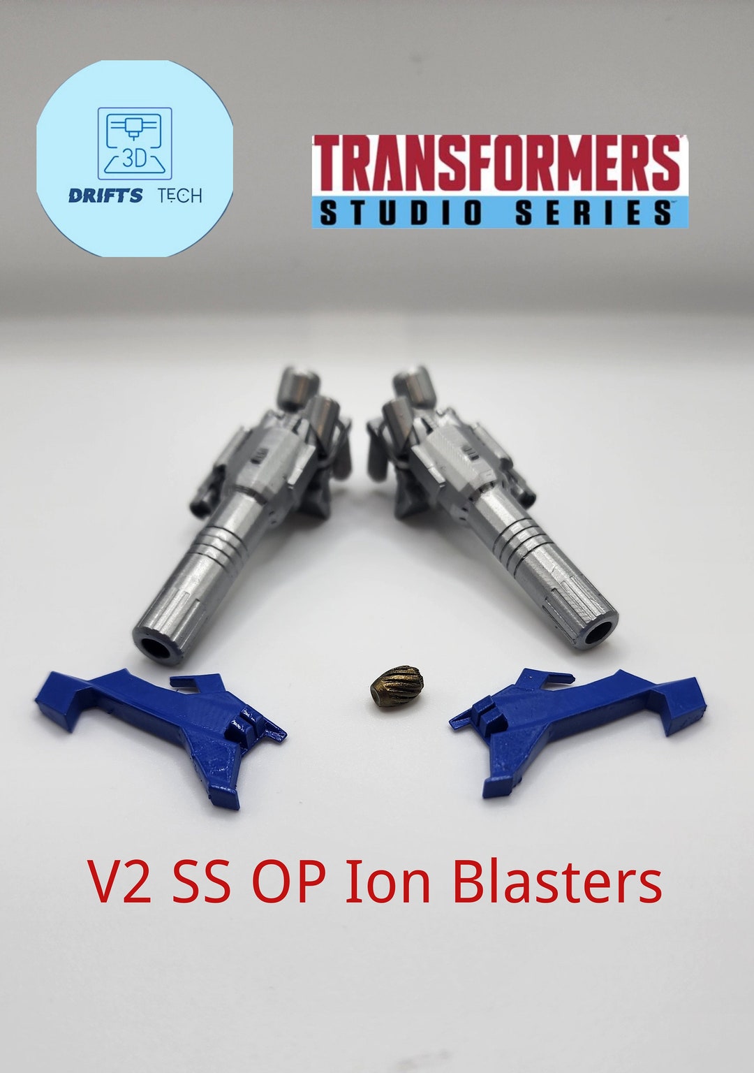 Ion Blasters V2 for Transformers Studio Series 32 Optimus Prime Upgrade ...