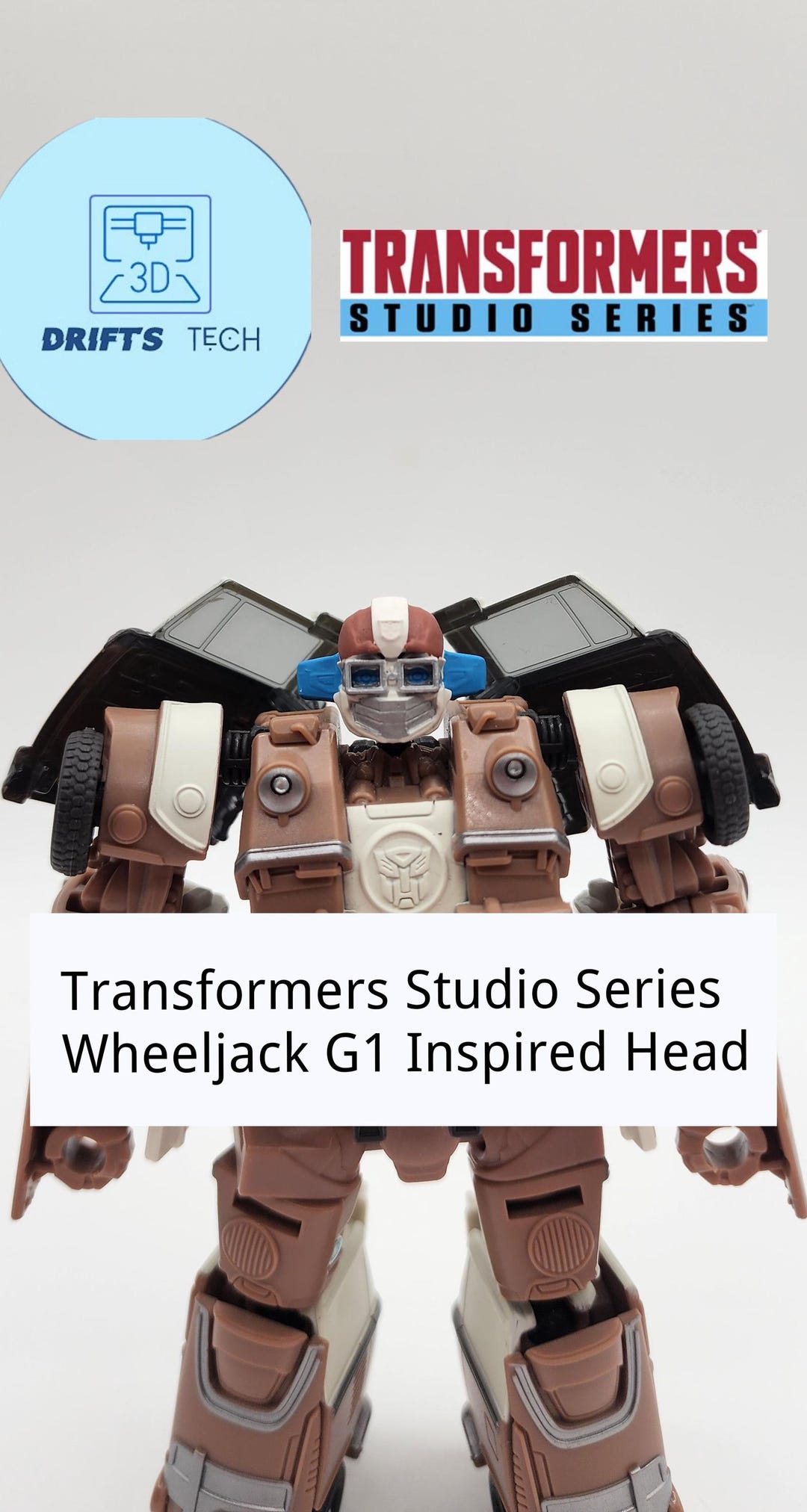 Transformers Studio Series Wheeljack 108 Upgrade Head G1 and ROTB ...