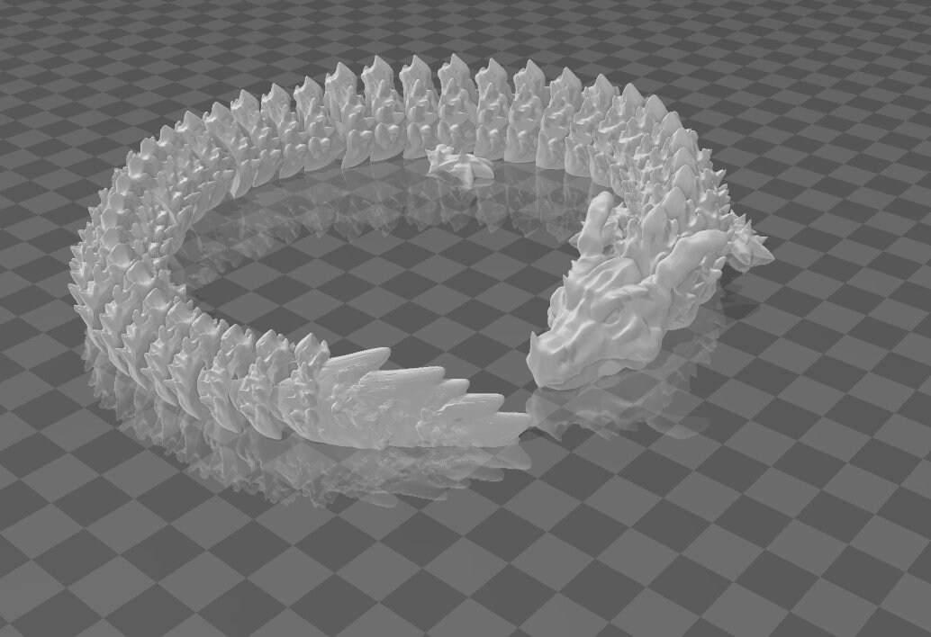 Articulating Dragon STL - Etsy