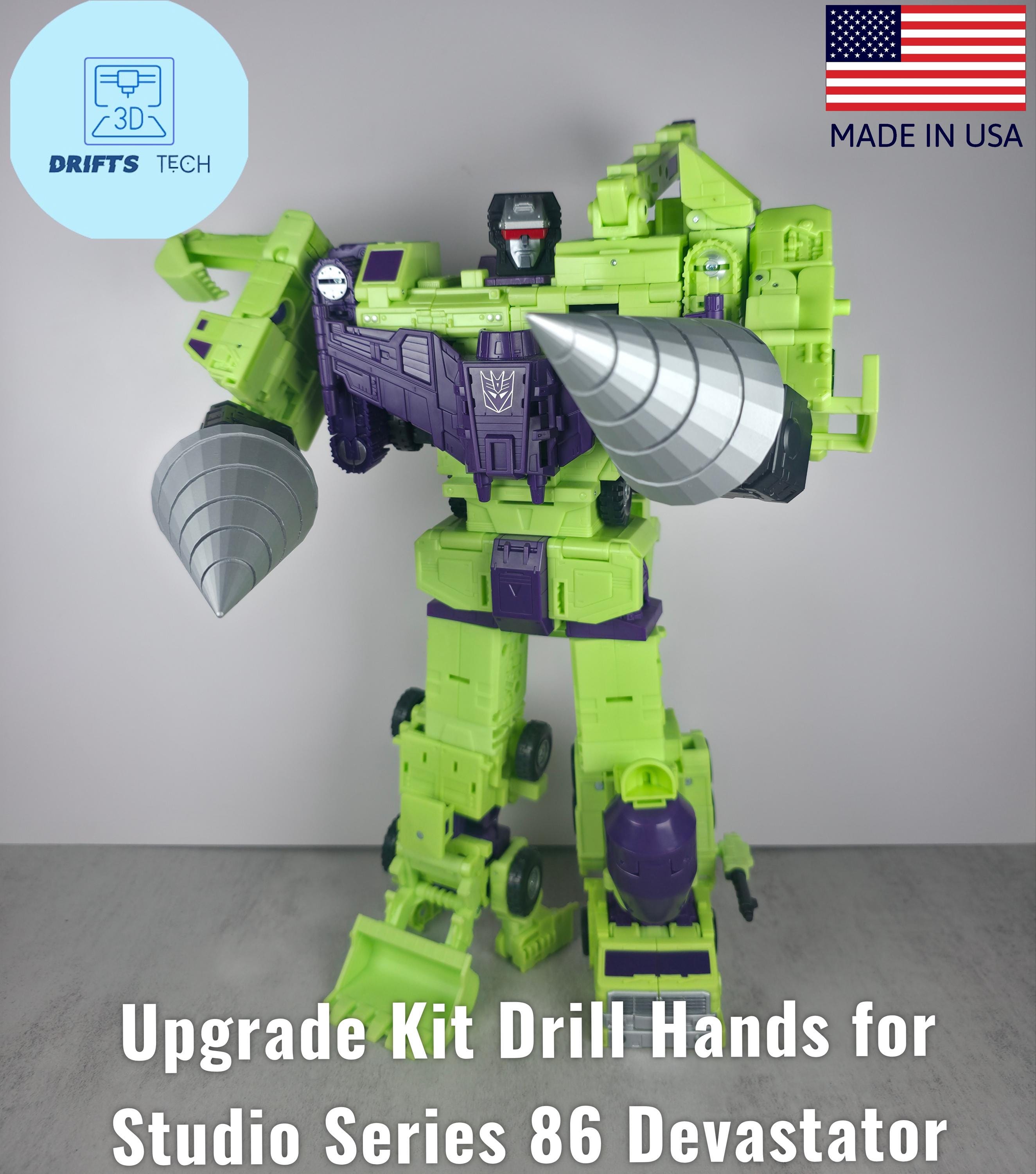 Upgrade Kit for Transformers Studio Series 86 Devastator Drill Hands ...