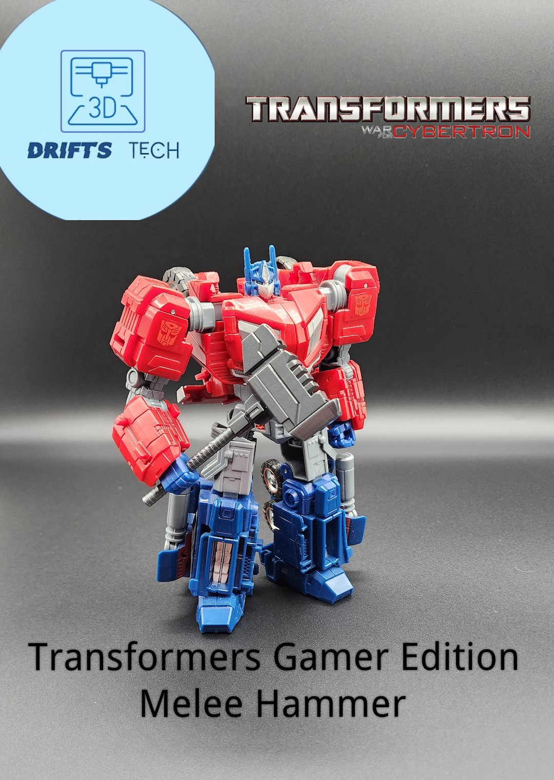 Upgrade Kit Hammer Weapon for Transformers Studio Series Gamer Edition ...