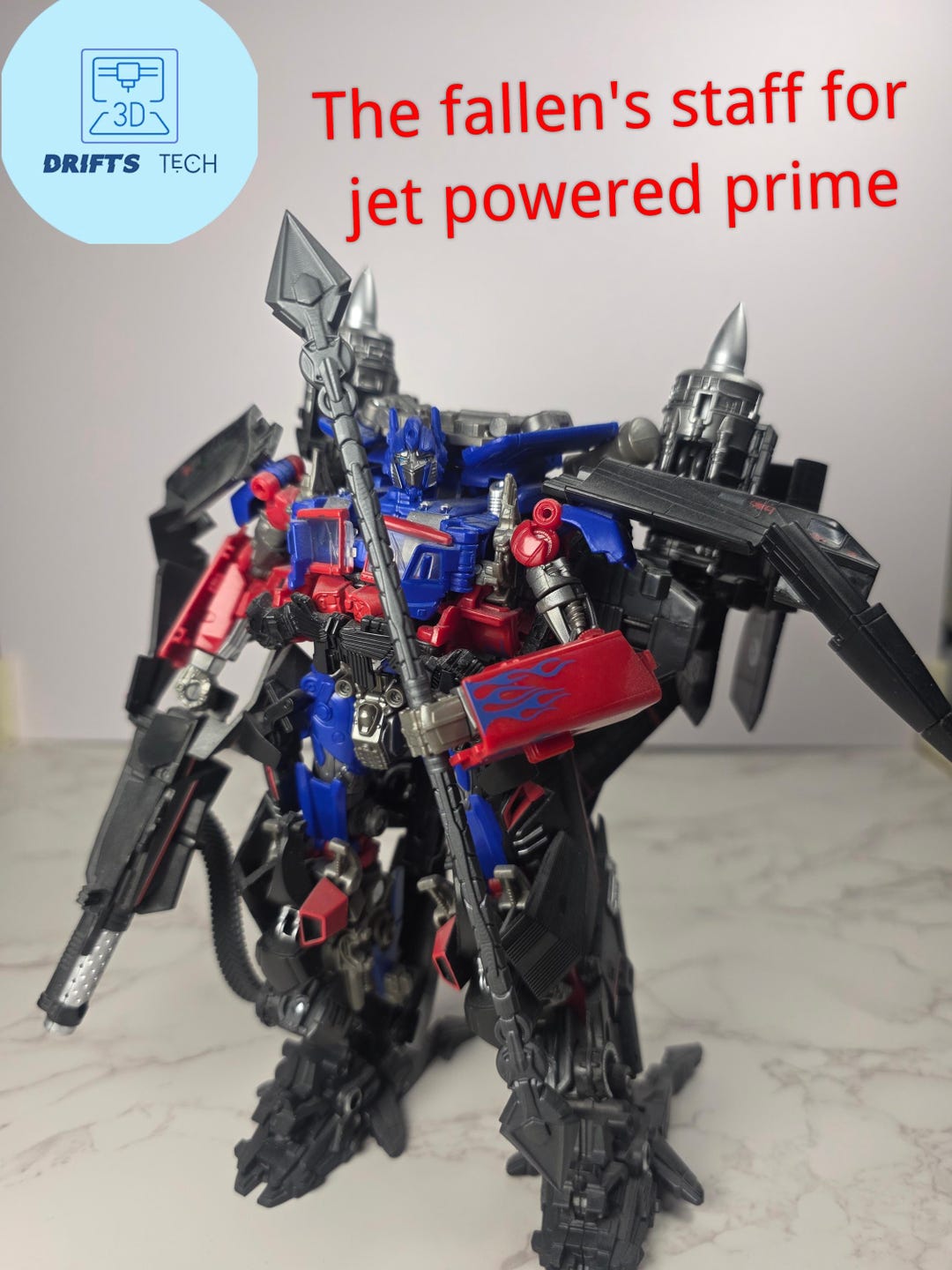 Fallen Staff Upgrade Kit Addon for SS32 Transformers Drift's Tech - Etsy