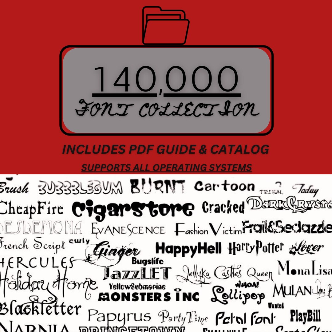 Biggest Font Bundle, Fonts, Calligraphy Fonts, Handwritten Fonts ...