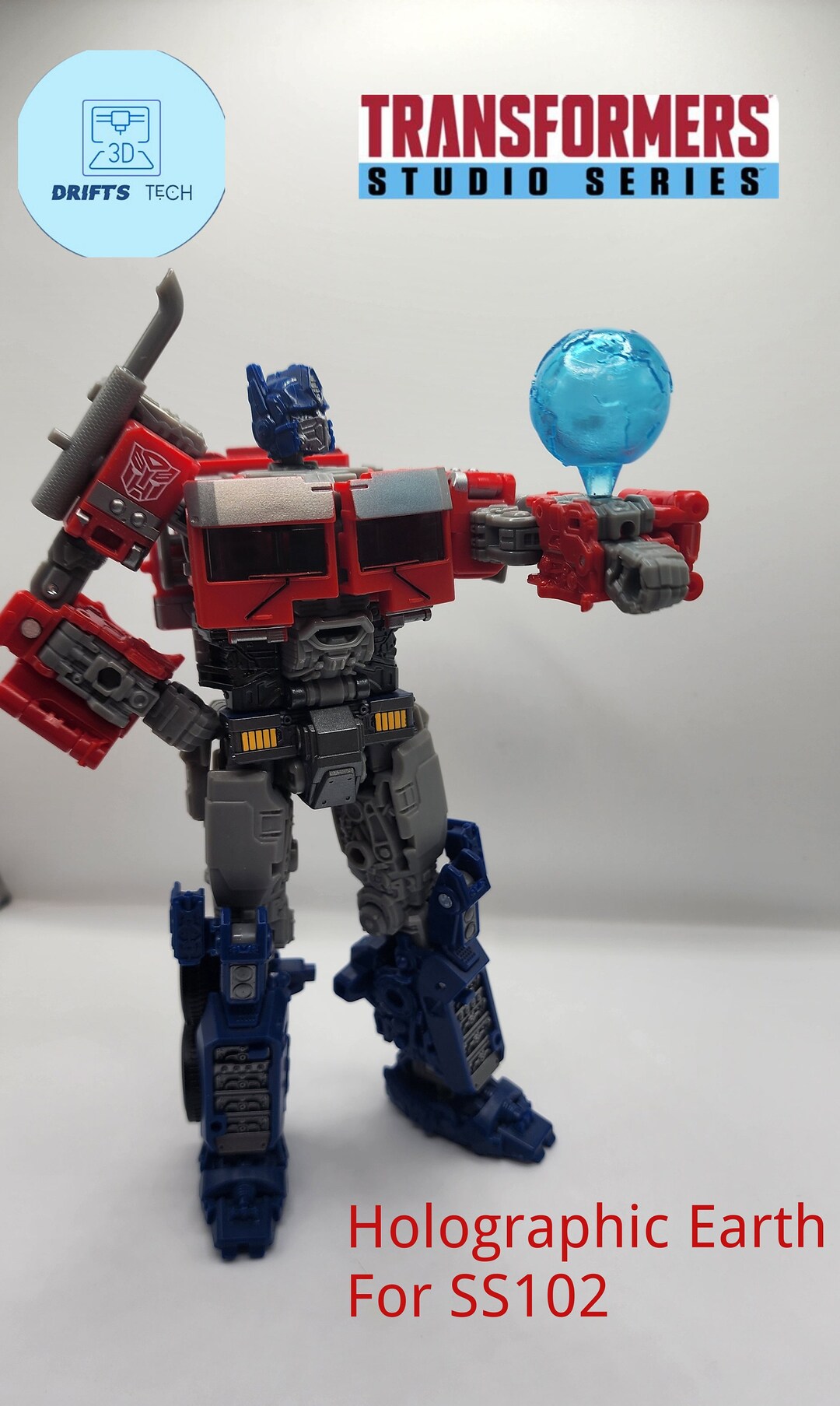 Holographic Earth for Transformers Studio Series 102 Optimus Prime ...