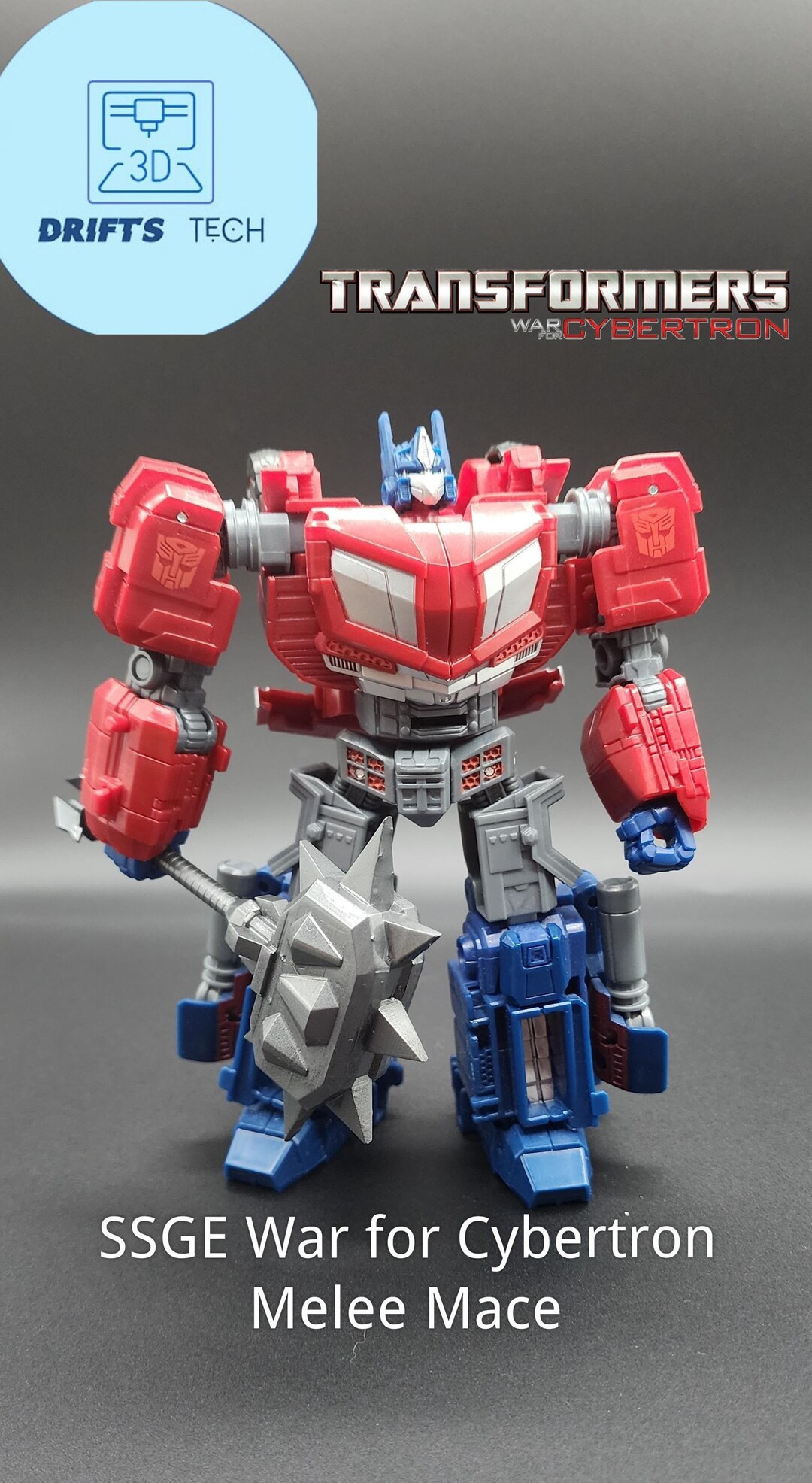 Mace for Transformers War for Cybertron Studio Series Gamer Edition ...