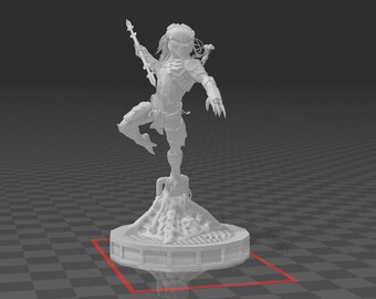 Predator Statue Stl - Etsy
