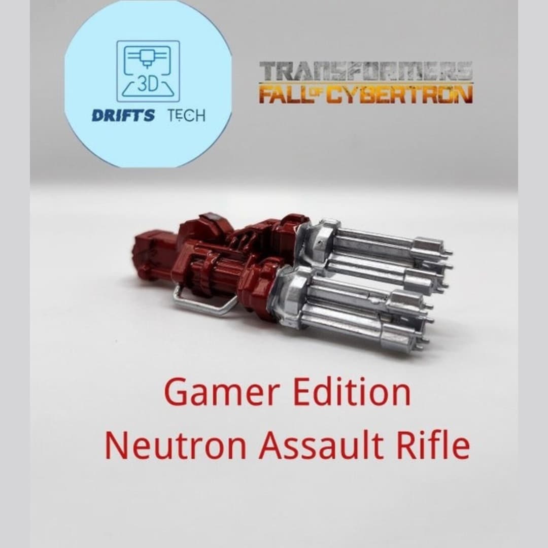 Neutron Assault Rifle for Transformers War for Cybertron Studio Series ...