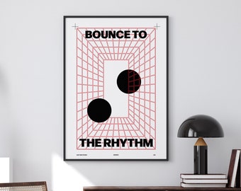 Music Rhythm Poster - Etsy