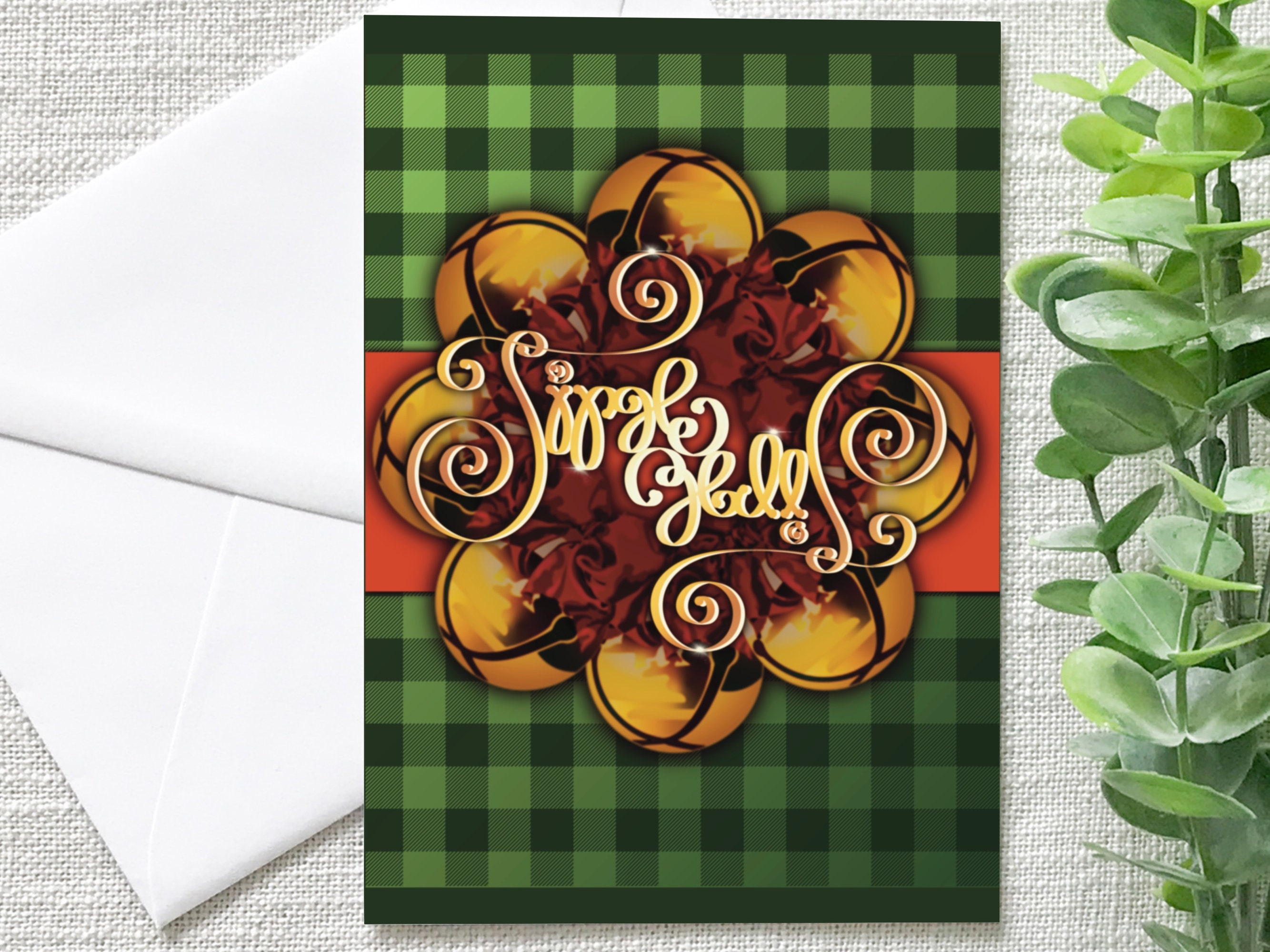 Jingle Bells Ambigram Christmas Cards: Calligraphy, Hand Lettering ...