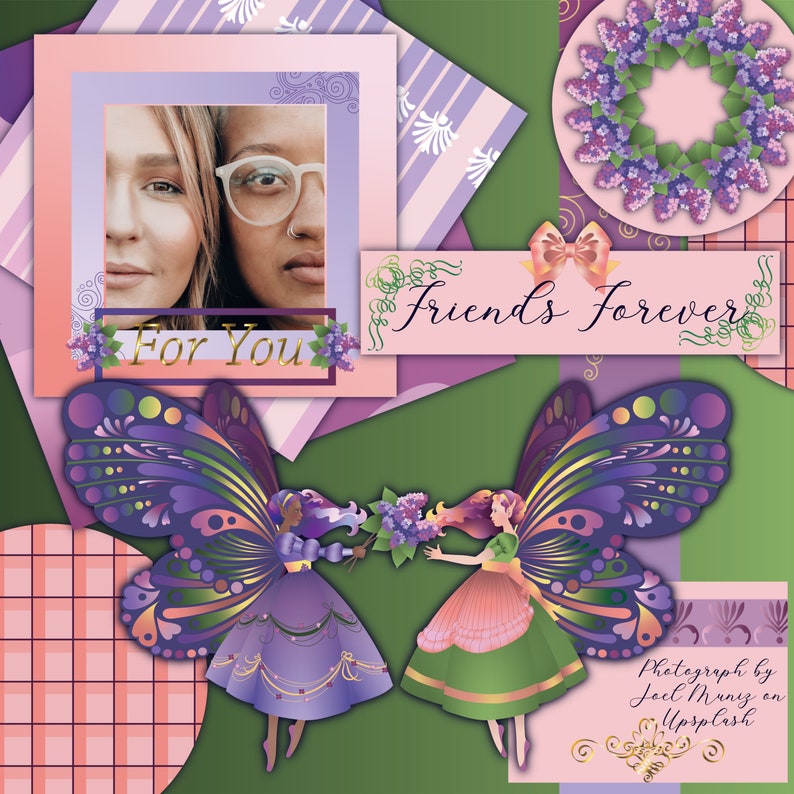 Friendship Fairies Bundle of 25 Images With Fairy Stickers, Ballerina ...