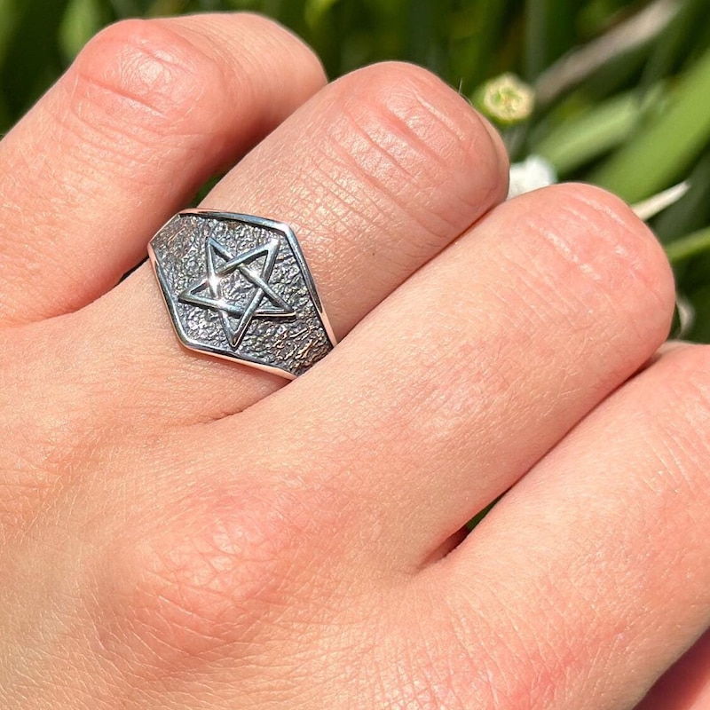 Pentagram Pendant - Etsy