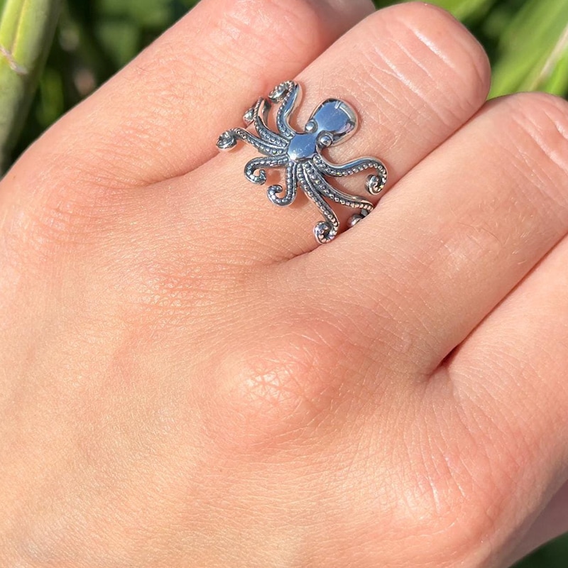 Octopus Ring - Etsy