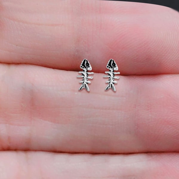 Fish Stud Earrings - Etsy