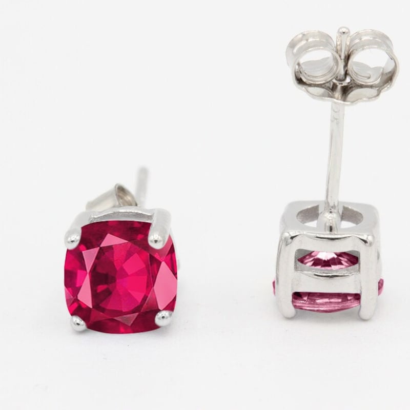 Ruby Earrings - Etsy