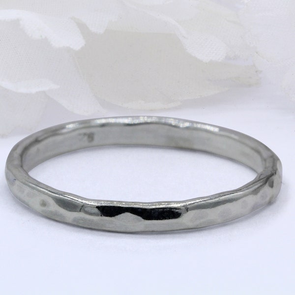 Solid Rhodium Ring - Etsy