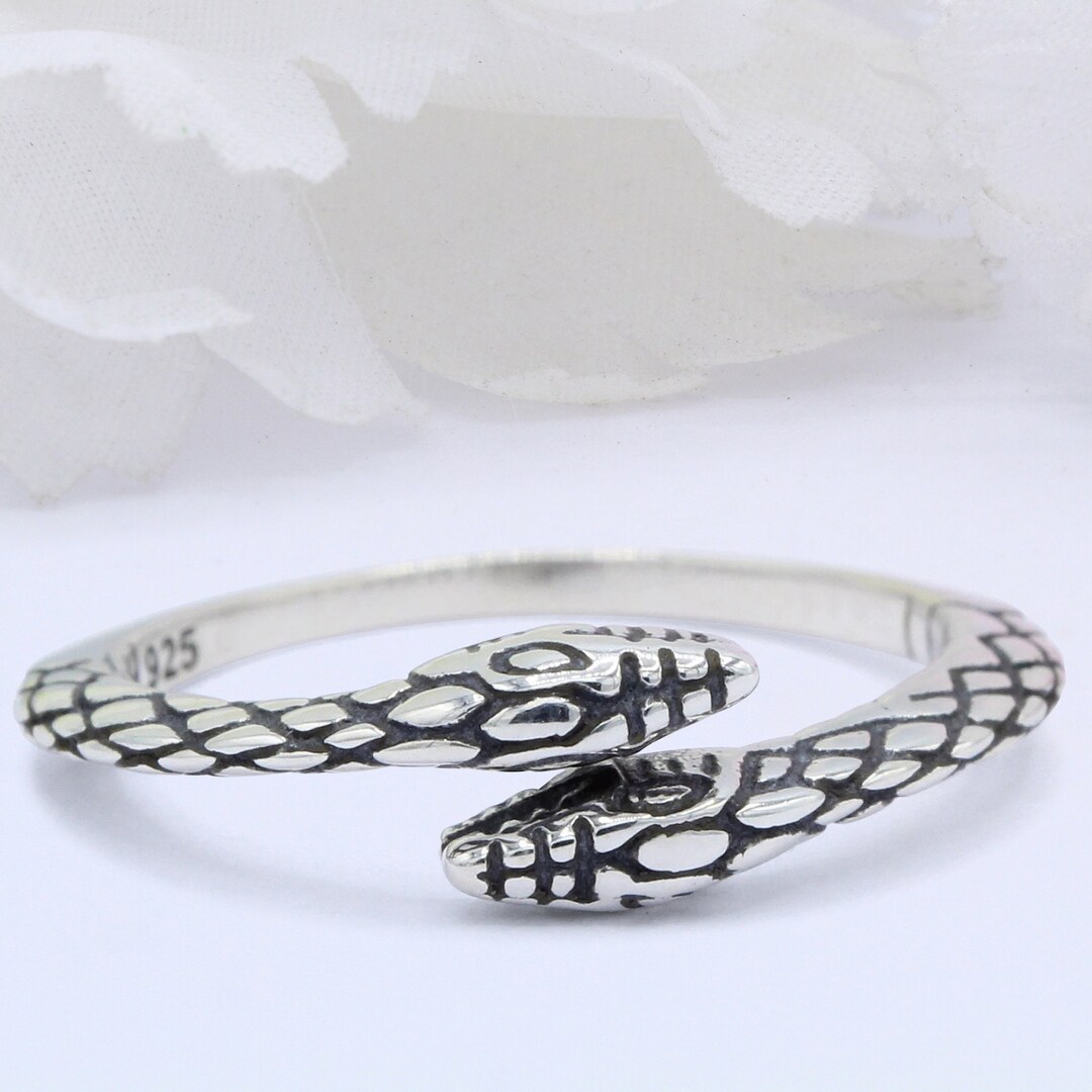 5.5mm Filigree Swirl Celtic Snakes Band Ring 925 Sterling - Etsy