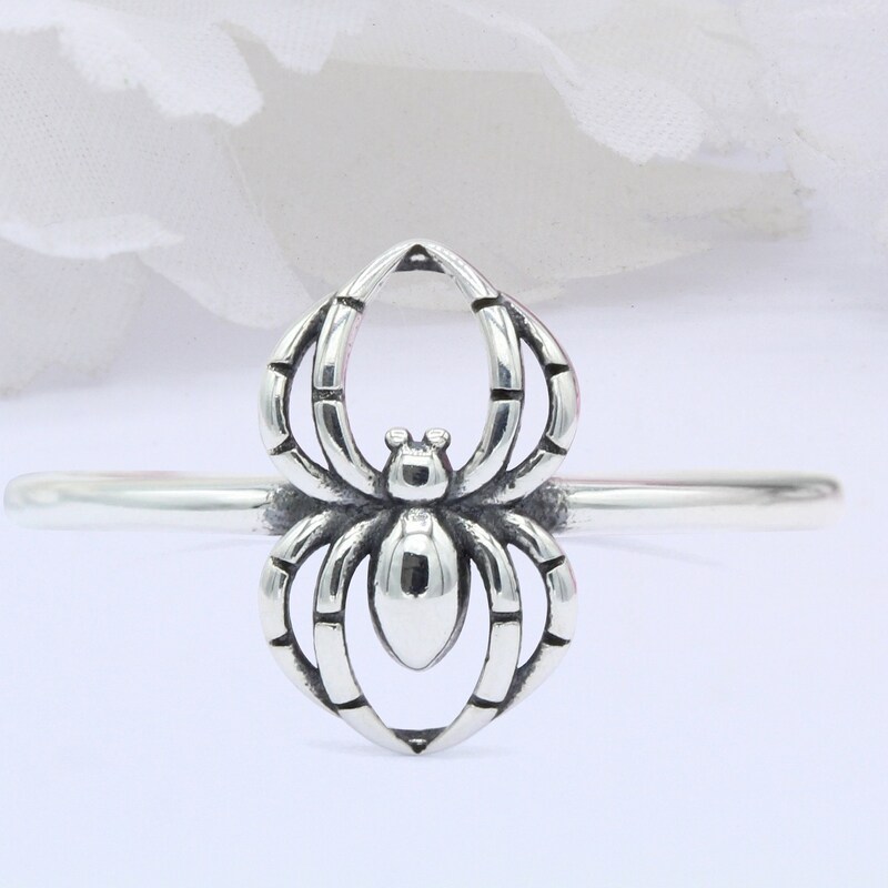 Silver Spider Ring - Etsy