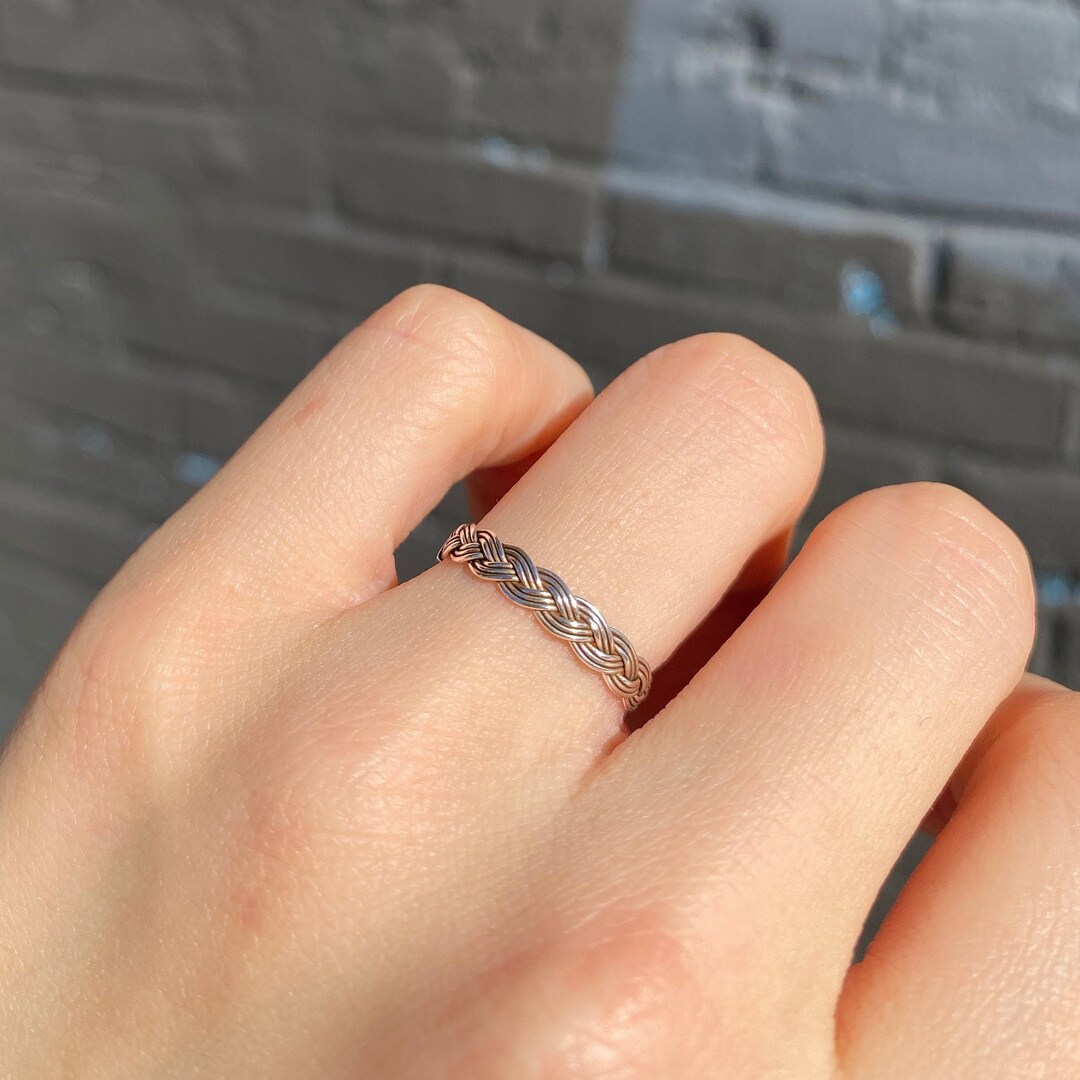 3 Mm New Design Celtic Thumb Ring Band 925 Sterling Silver Weave Celtic ...