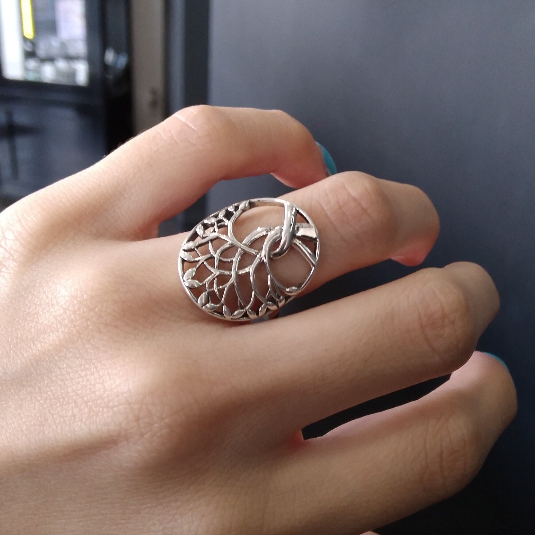 Tree of Life Ring Large Tree of Life 22 Mm New Design Celtic - Etsy