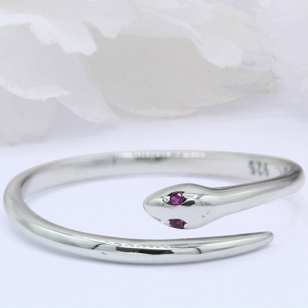 6 Mm Snake Ring 925 Sterling Silver Oxidized Snake Shape Ring Thumb ...