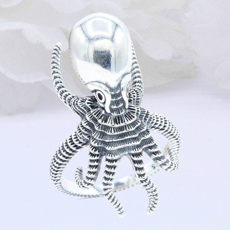 Octopus Ring - Etsy