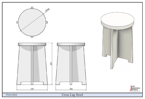Portable Cross Lap Stool - Etsy