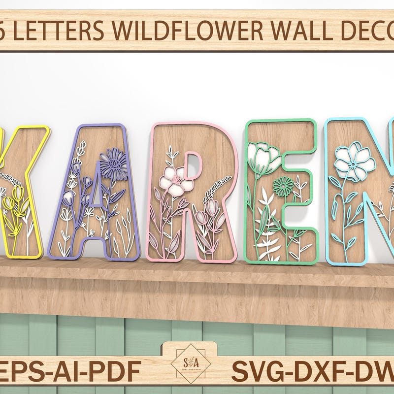 Wooden Letters F to Sign - Etsy