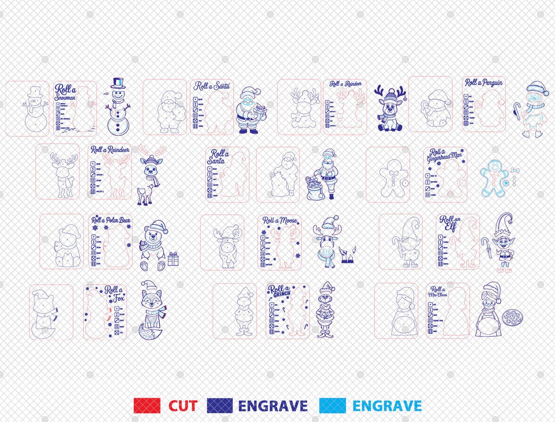 Christmas Puzzle Game , Christmas Roll A Santa Puzzle Game SVG ...