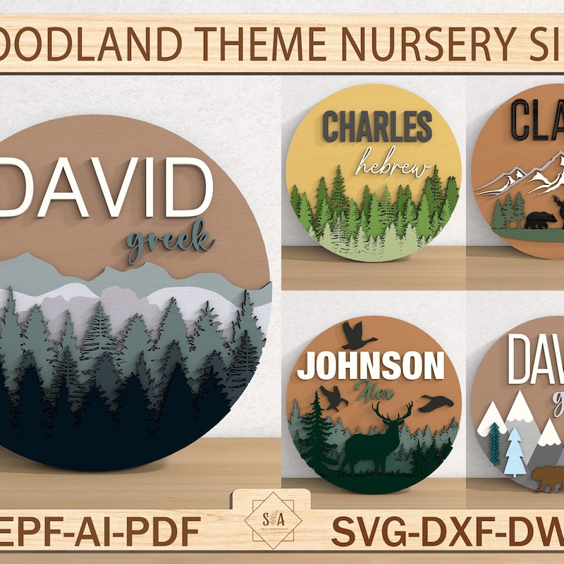 Forest Theme Nursery - Etsy