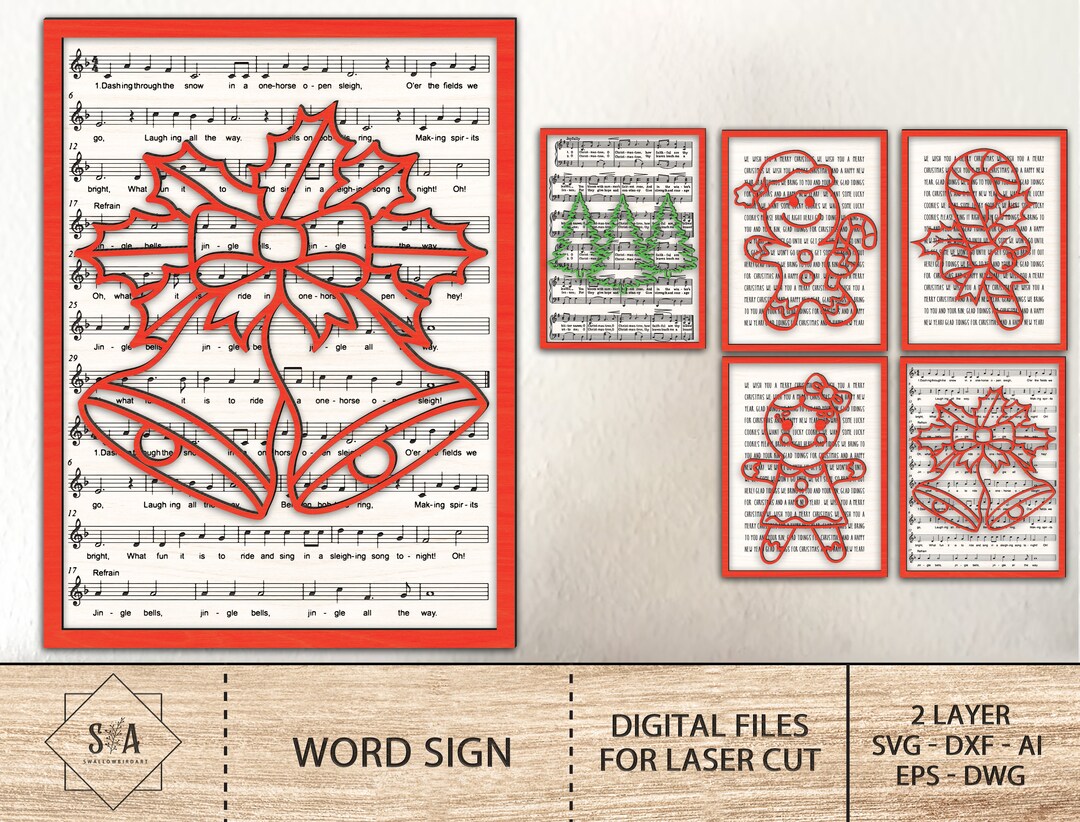 Word Sign Digital Cut File Laser Wood Svg, Word Sign Cutting Template ...