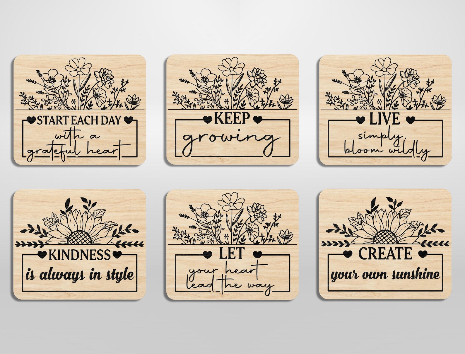 Motivational Fridge Magnet SVG, Inspirational Quote Laser Cut File ...