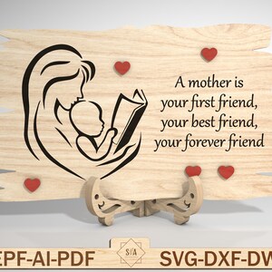 Mother‘s Day Sign Svg, Gift for Mom ,mothers Laser Cut File ,mother's ...