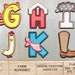 Farm Alphabet Bundle SVG , Alphabet Laser Cut Files , Letters Farm Baby ...