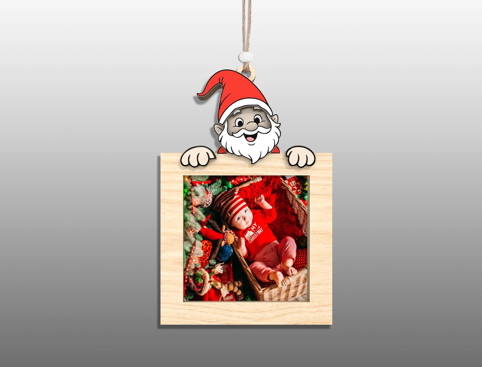 3D Christmas Frames, My First Christmas, Xmas Tree Picture Frame ...