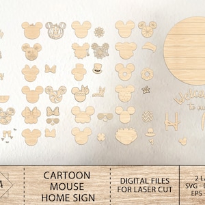 Cartoon Mouse Home Sign,welcome to Our Home Smith Sign Svg, Welcome ...