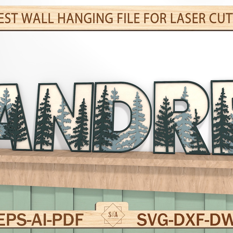 Boy Laser Letter Files - Etsy